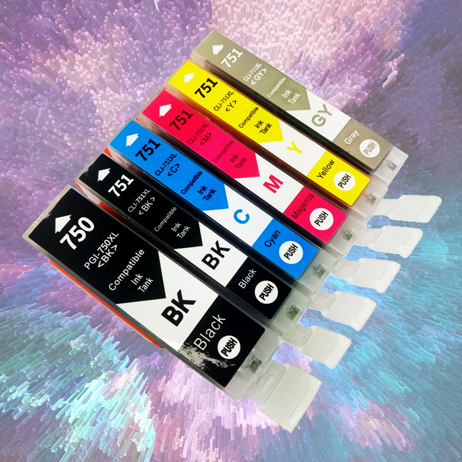 HICESS Practical Printer Ink Box for Canon PGI750/CLI751/IX6770/MG5570 ...