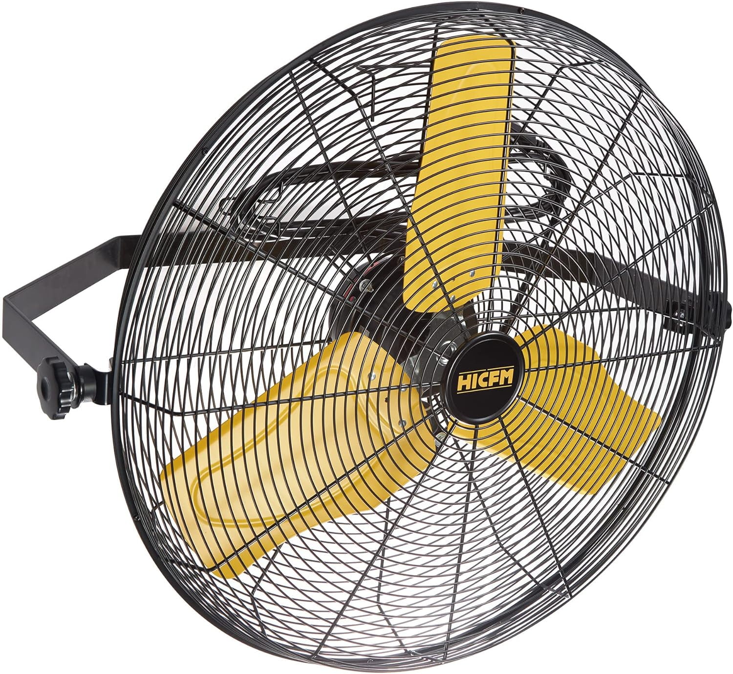HICFM 24'' Yellow Outdoor Oscillating Wall Mounted Fan - Walmart.com