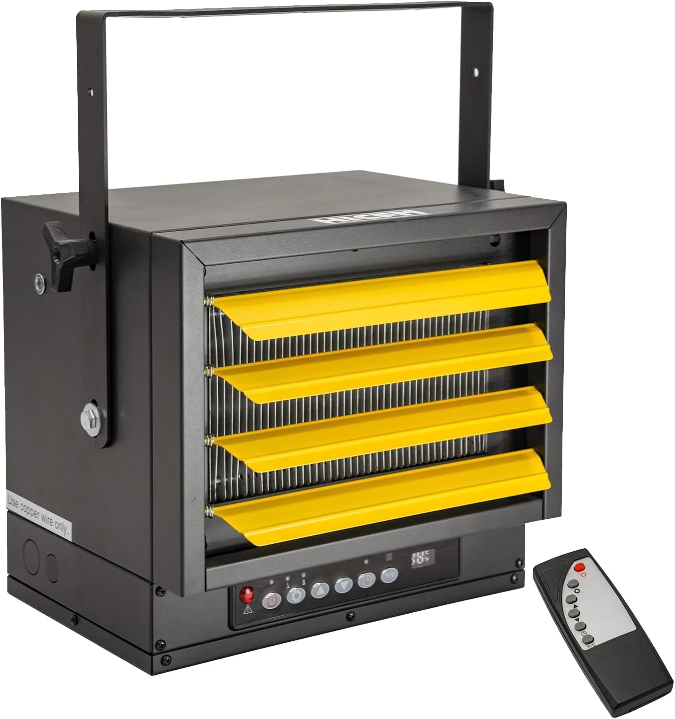 HICFM 7500W Hard-Wired Ceiling Mount 240V Garage Electric Heater with ...