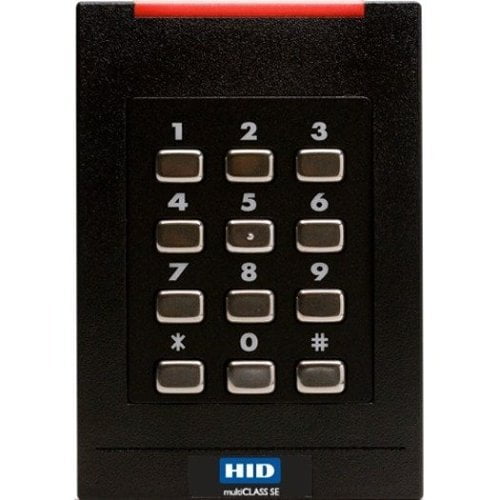 HID 921PWNNEK00324 RPK40 multiCLASS SE Smart Card Keypad Reader, Wall ...