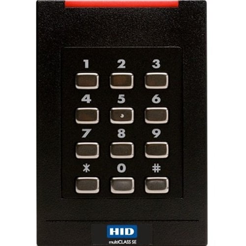 HID 921PWNTEK00324 multiCLASS SE RPK40 Smart Card Keypad Reader, Wall ...