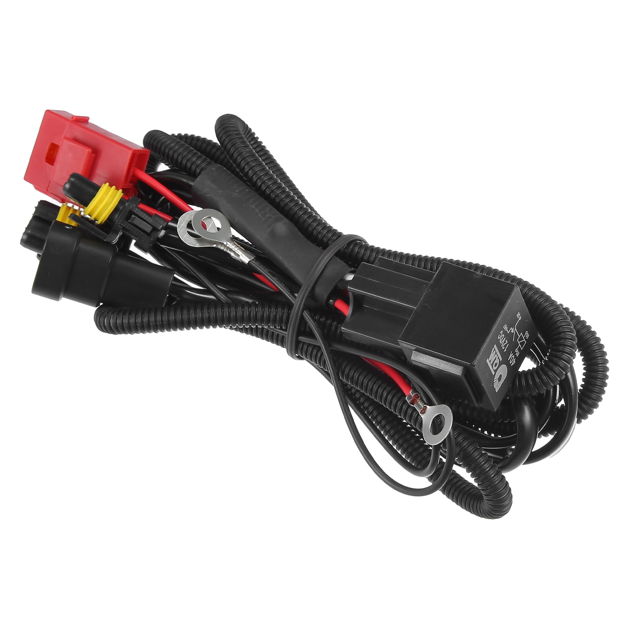 HID Battery Wiring Relay Harness 1.5m / 4.9ft Long 9006/9012/H10/9005 ...