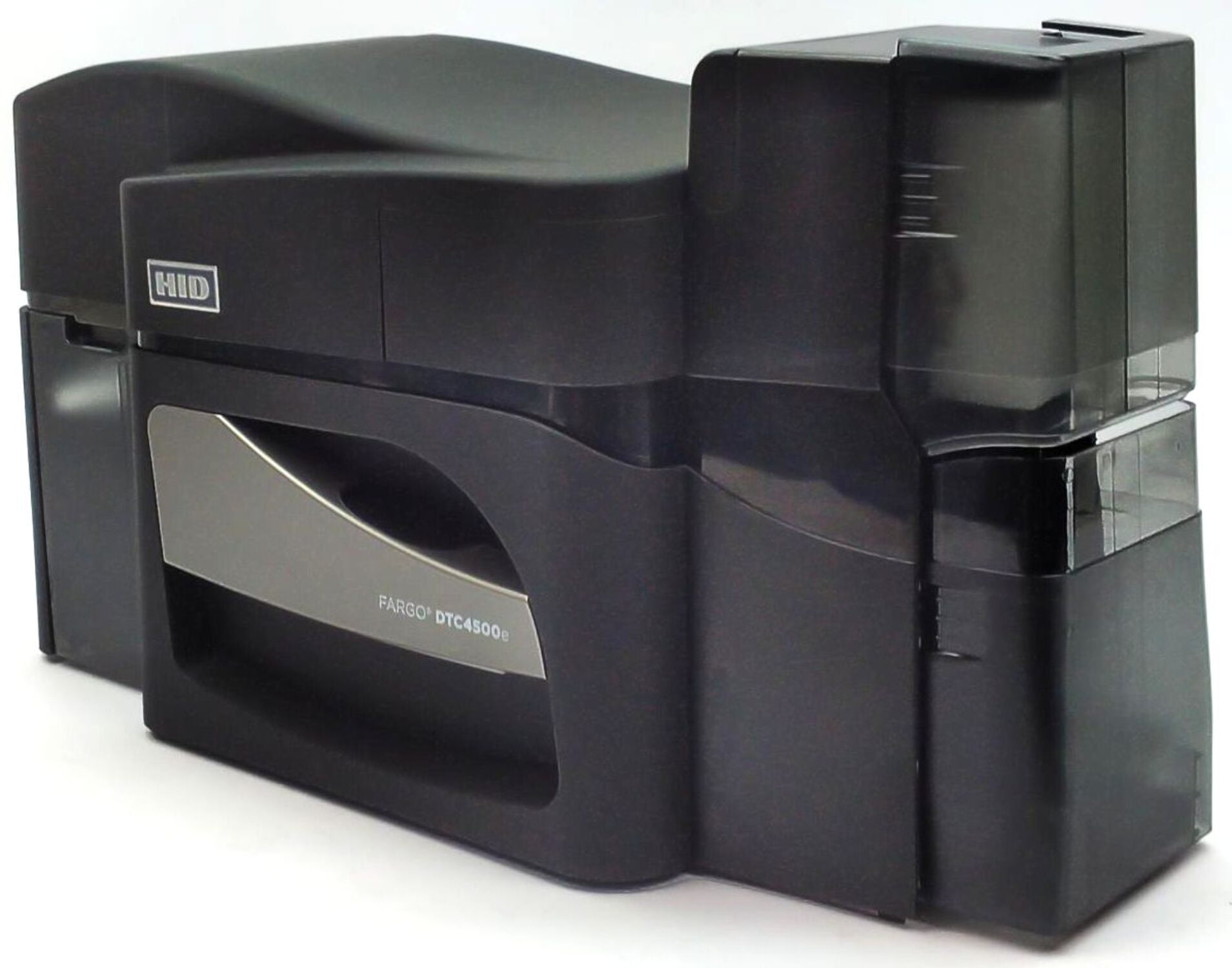 HID Fargo DTC4500e ID Card Printer Dual Sided Color Encoder Input ...