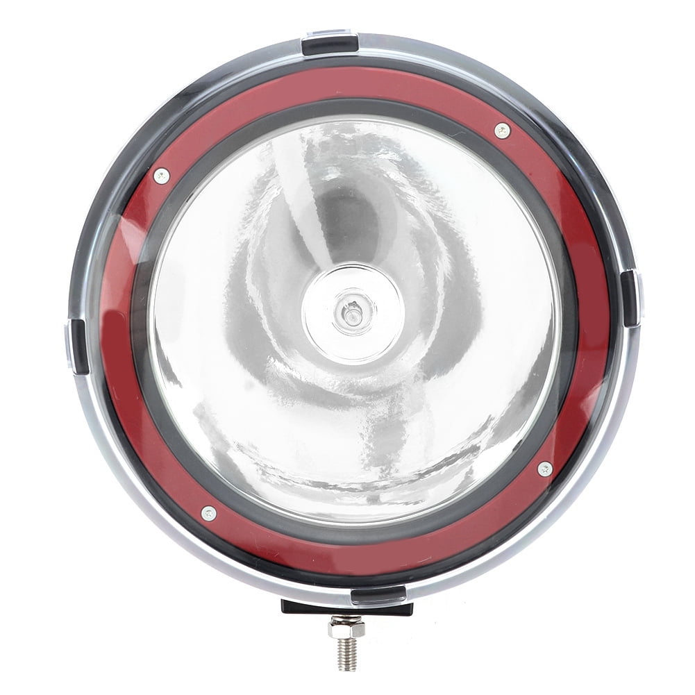 HID Spot Light 9 Inches 55W 12-24V Red Ring for Camping Hunting Fishing ...
