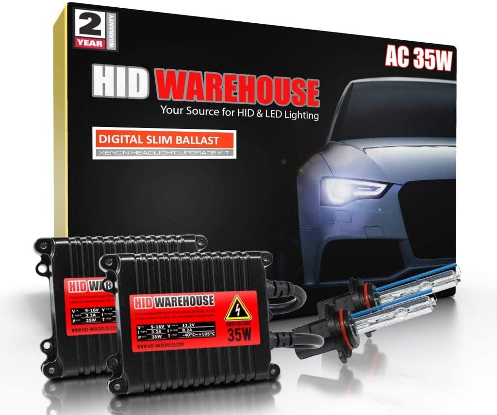 HID-Warehouse 35W AC Xenon Bundle with Slim AC Ballast 1 Pair and 9005 ...