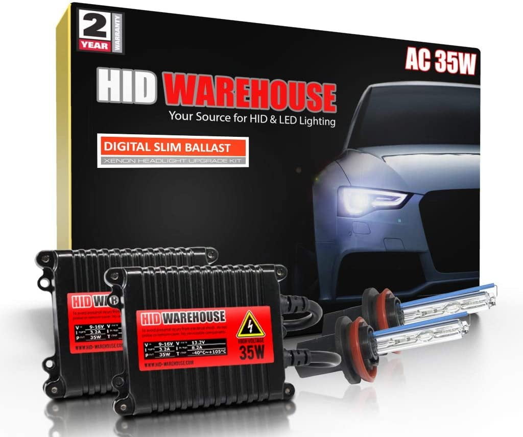 HID-Warehouse 35W AC Xenon Bundle with Slim AC Ballast 1 Pair and H11 ...