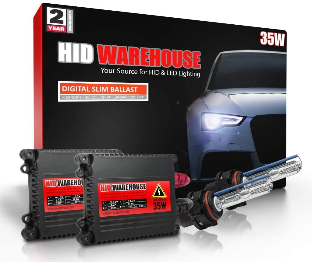 HID-Warehouse 35W Xenon Bundle with Slim Ballast 1 Pair and 5202/12086 ...