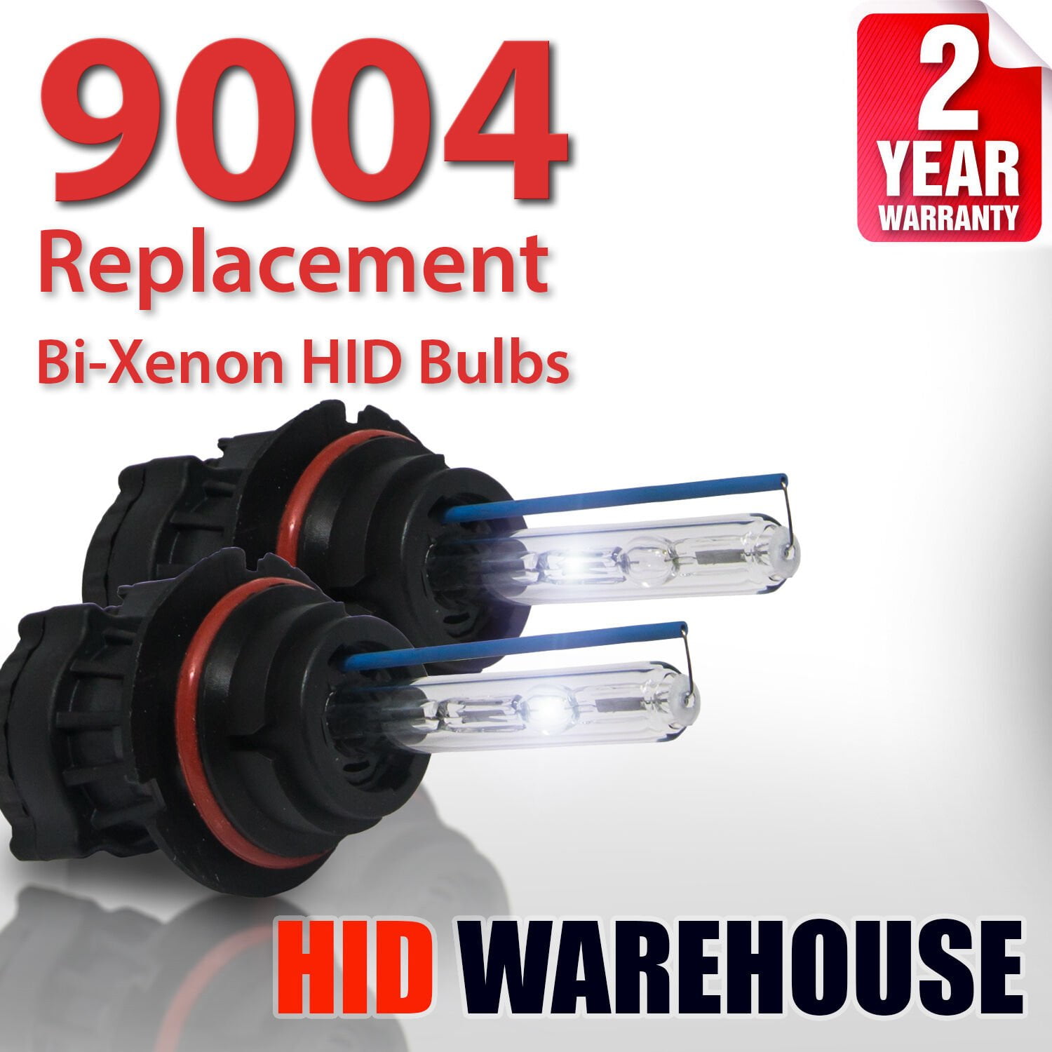 HID-Warehouse 9004 HID Bi-Xenon Hi/Lo Bulbs - 4300K 5000K 6000K 8000K ...