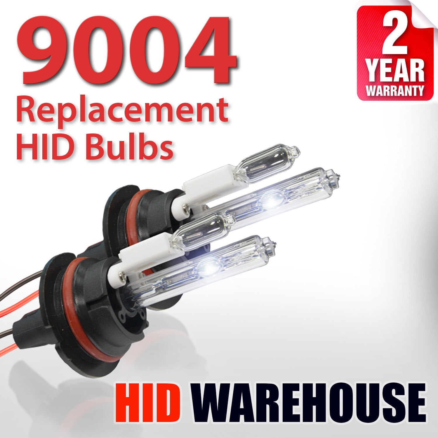 HID-Warehouse 9004 HID Xenon Replacement Bulbs - 4300K 5000K 6000K ...