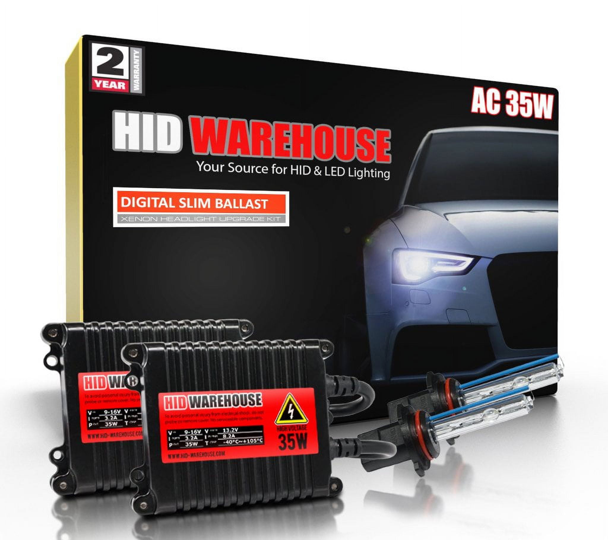 HID-Warehouse AC 35W HID Kit Xenon Light Headlight 9006 5000K - Bright ...
