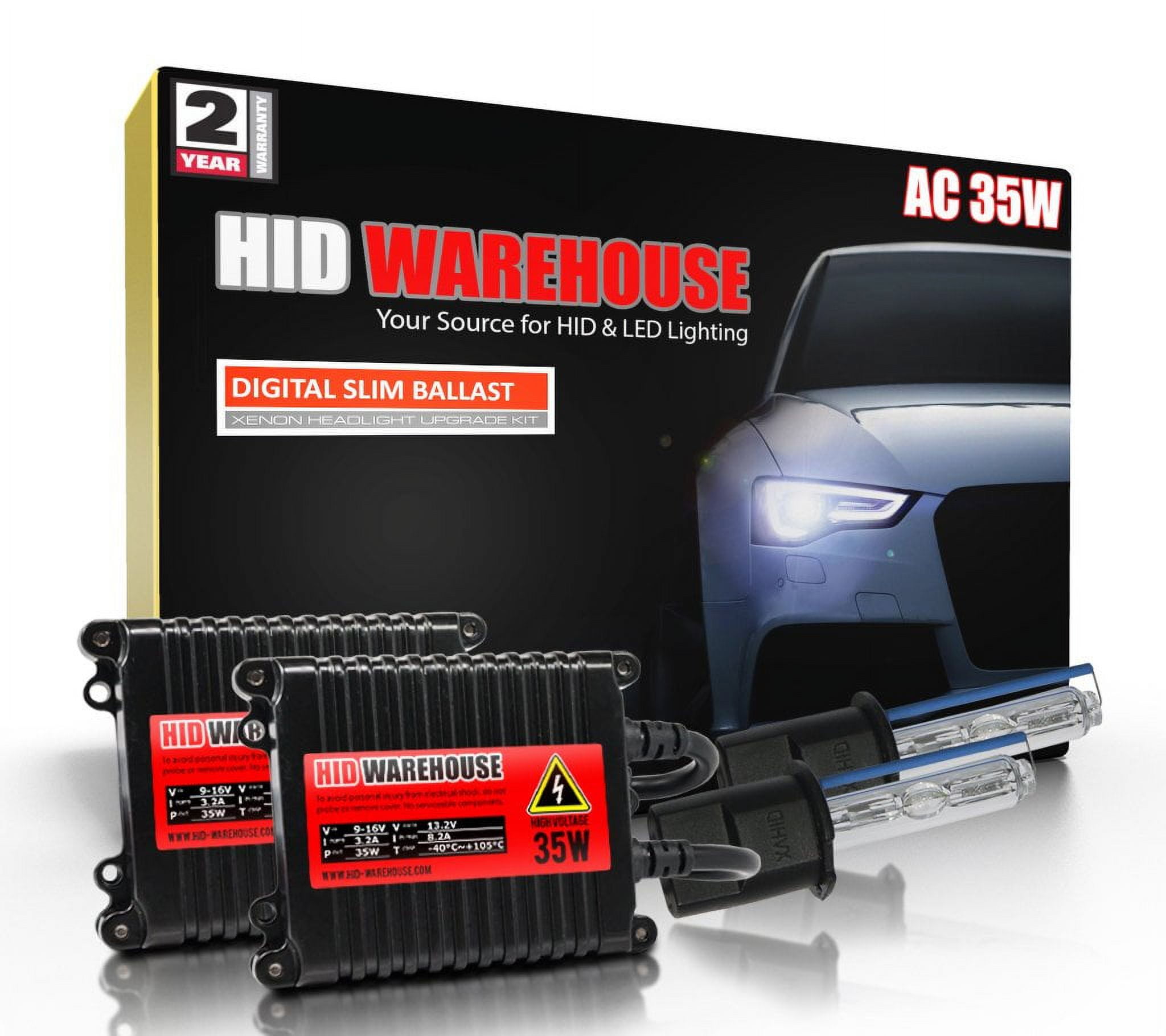 HID-Warehouse AC 35W HID Kit Xenon Light Headlight H3 5000K - Bright ...