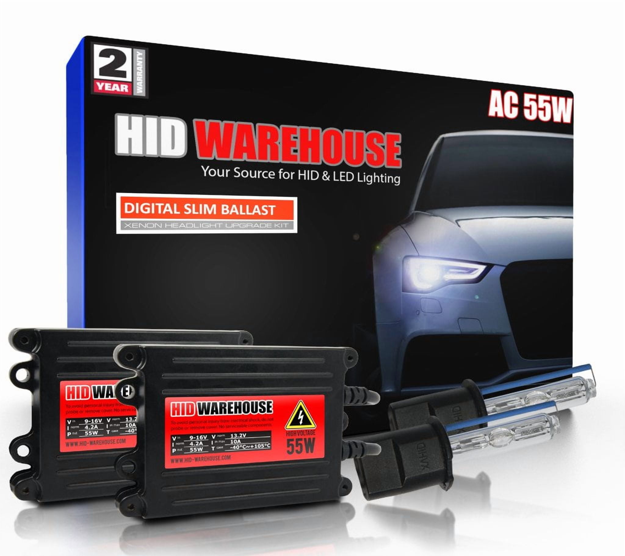 HID-Warehouse AC 55W HID Kit Xenon Light Headlight H3 3000K - Golden ...