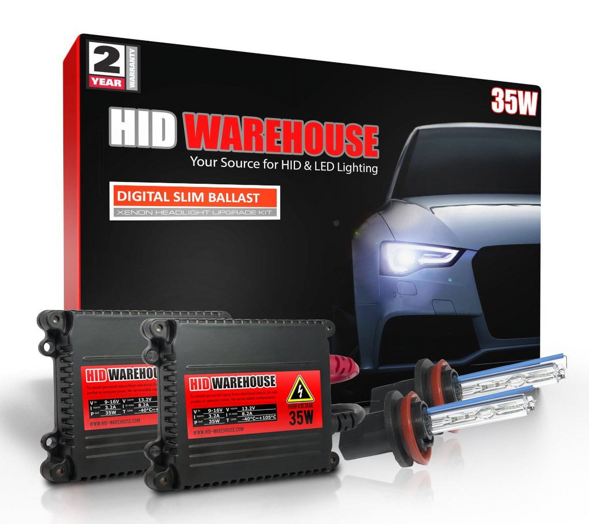 HID-Warehouse DC 35W HID Kit Xenon Light Headlight Fog H11 30000K ...
