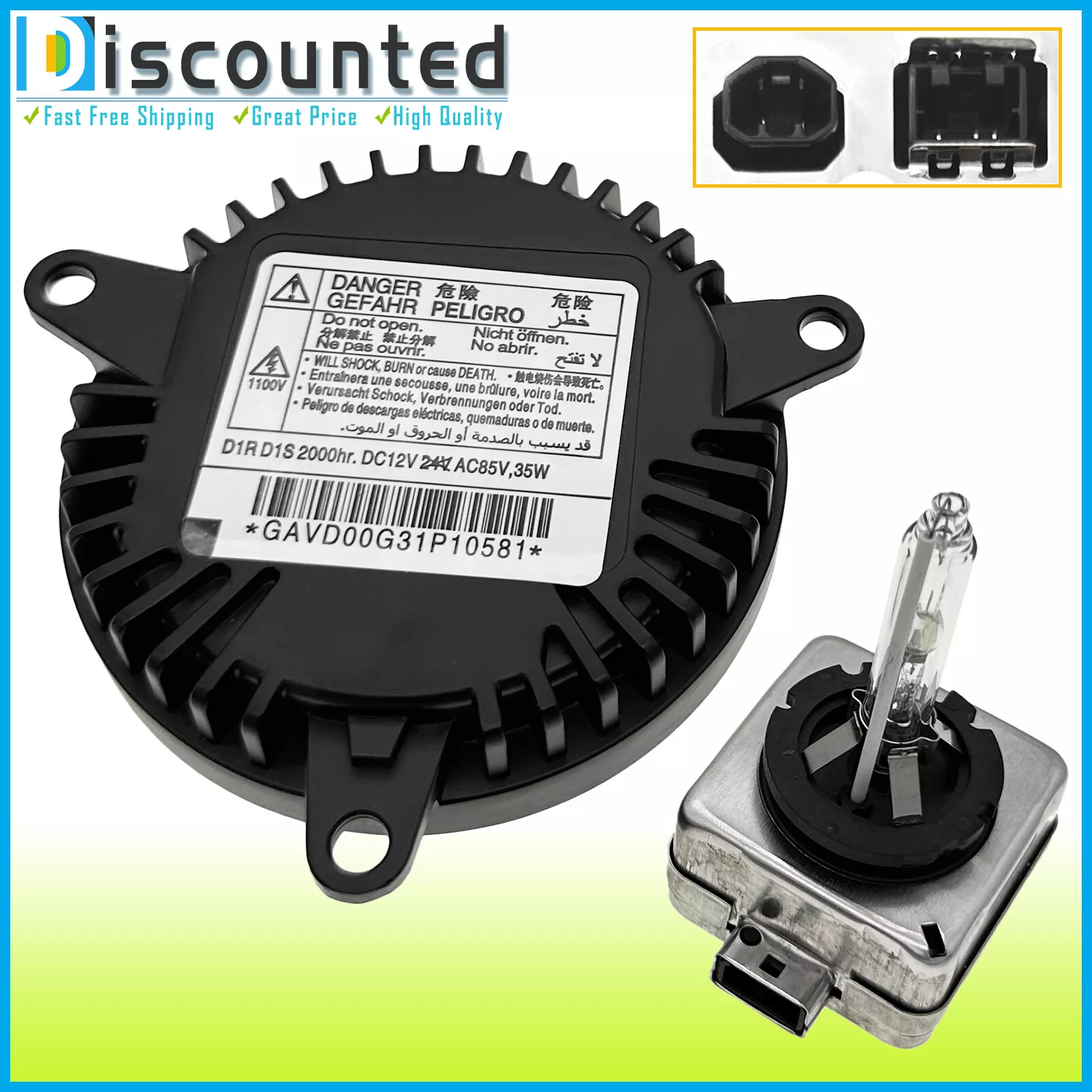 HID Xenon Ballast & Bulb D1R D1S for Cadillac Chevy Dodge 25794777 ...