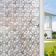 Decorative Privacy Window Film, Removable Glass Window Decals, Door ...