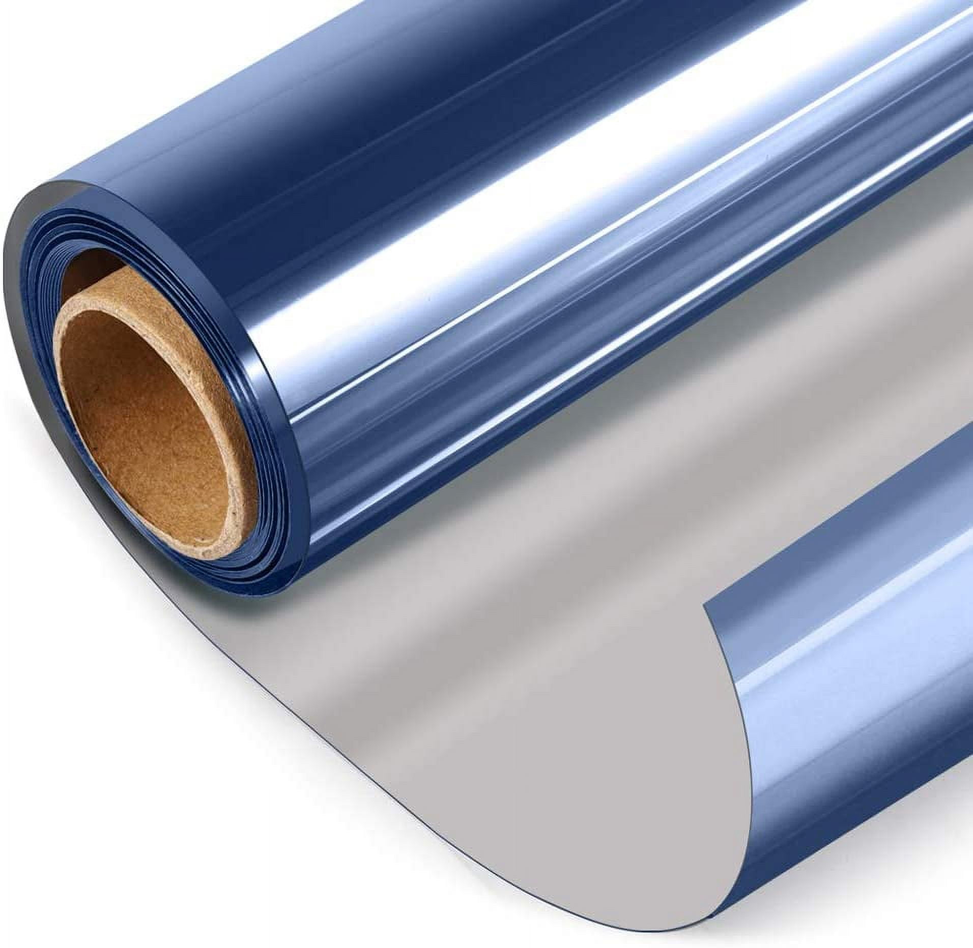 HIDBEA 35.4 in x 393.7 in One Way Privacy Window Film, Blue-silver ...