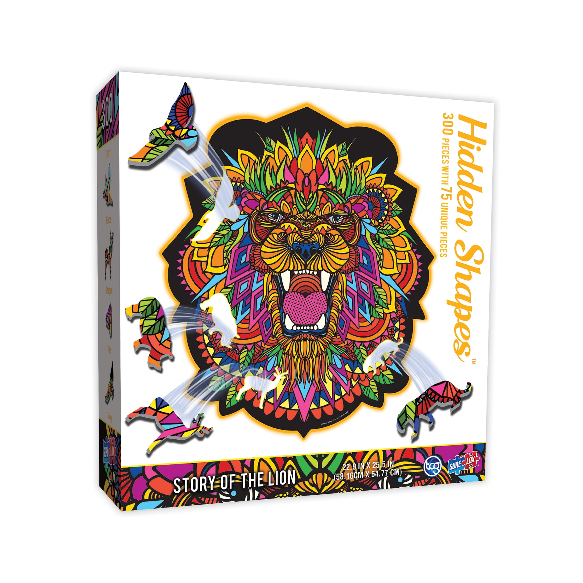 HIDDEN SHAPES PUZZLE - LION - Walmart.com