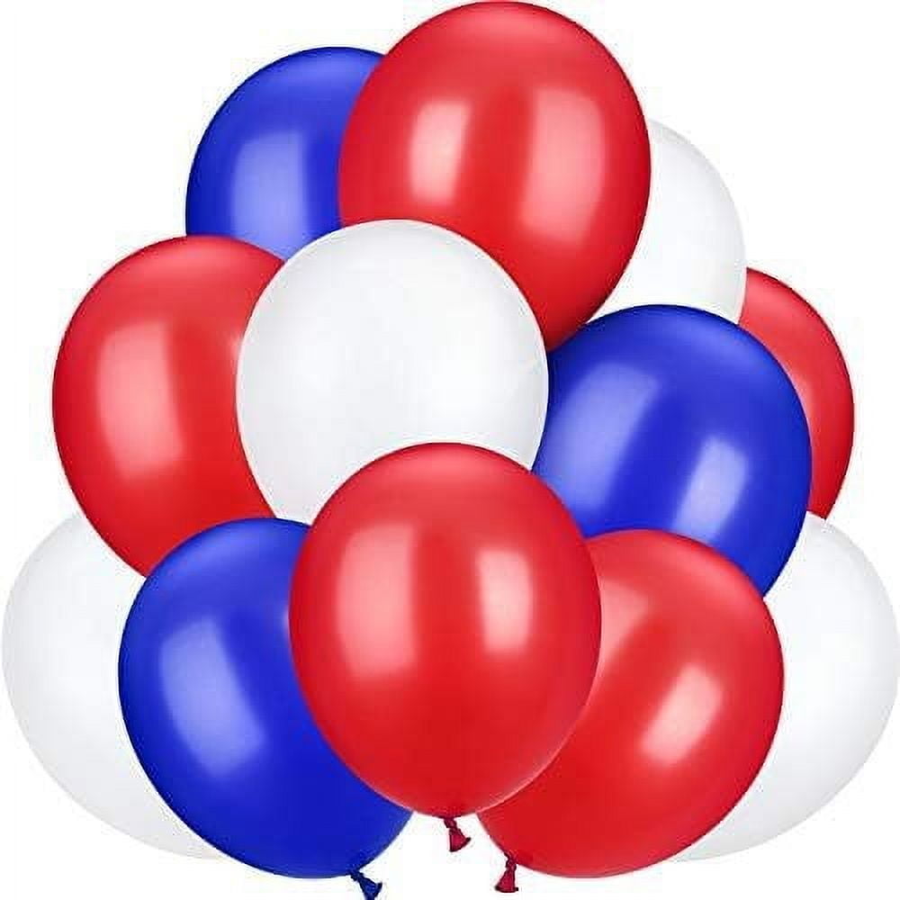 HIELLFQ 10 Pcs 4th of July Balloons Decorations Independence Day Red ...