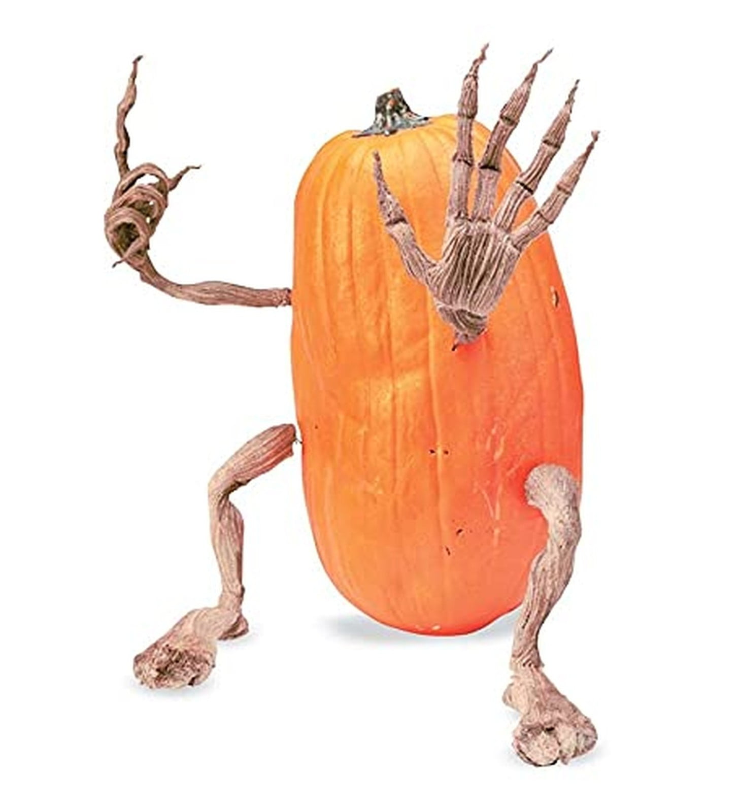 HIELLFQ Set of 4 Bendable Pumpkin Arms and Legs Fun Halloween ...