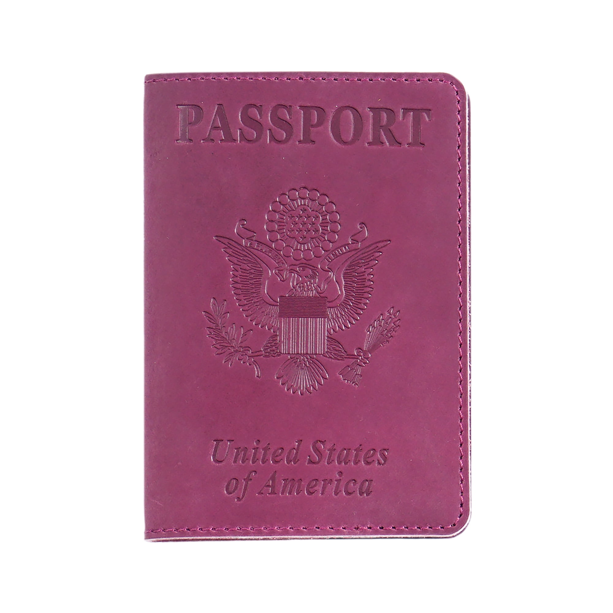 HIFA Leather Passport Holder, Handmade Passport Cover - Genuine Leather ...