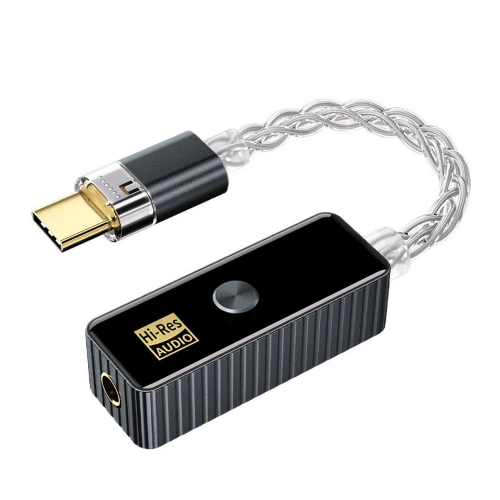 HIFI USB TypeC Headphone Adapter Amplifier 3.5mm Auditory for ...