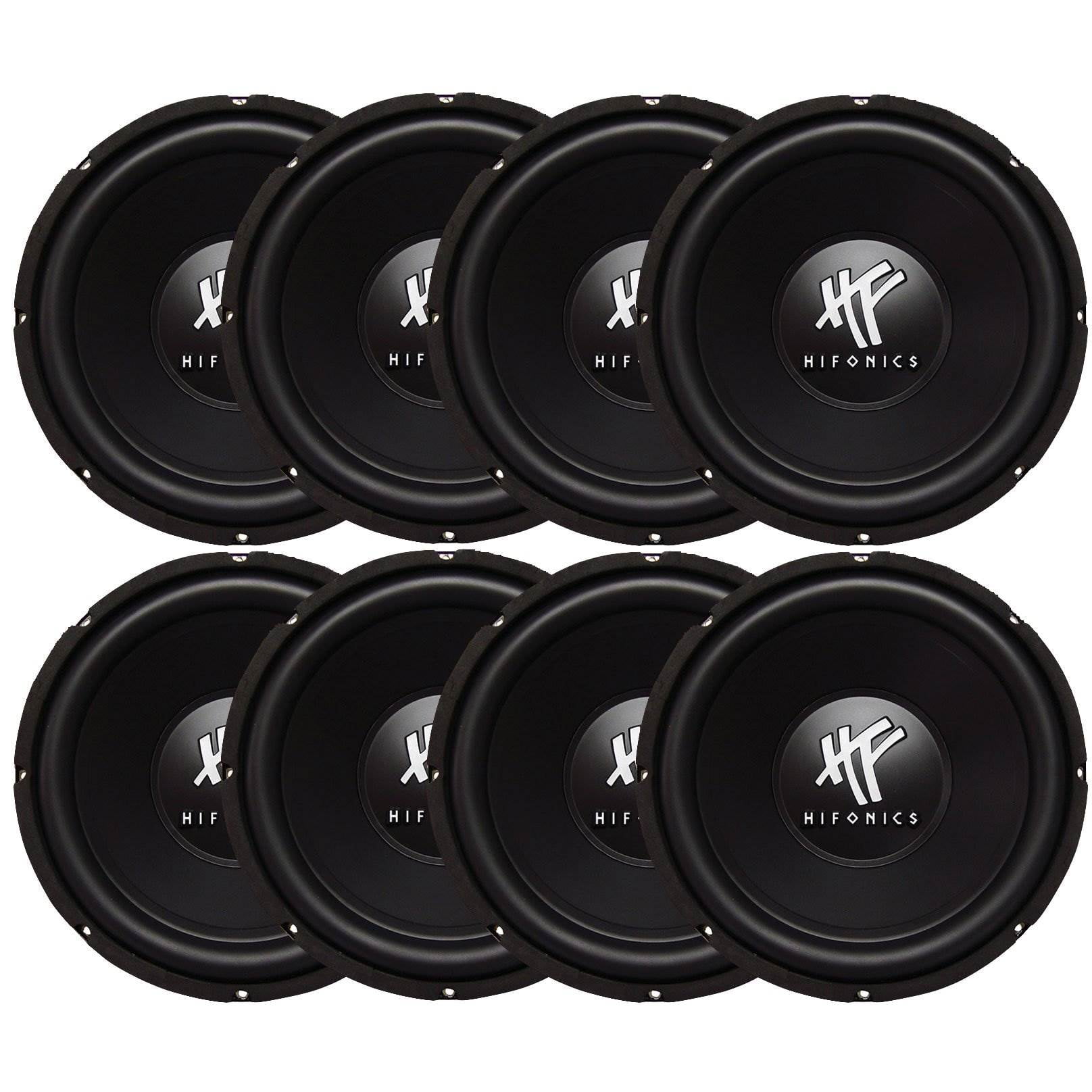 HIFONICS 12" 800 Watt 4 Ohm DVC Car Audio Subwoofer Power Bass Sub (8 ...