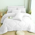 HIG 8 PCS Modern Comforter Set with Sheets All Season Bed in a Bag ...
