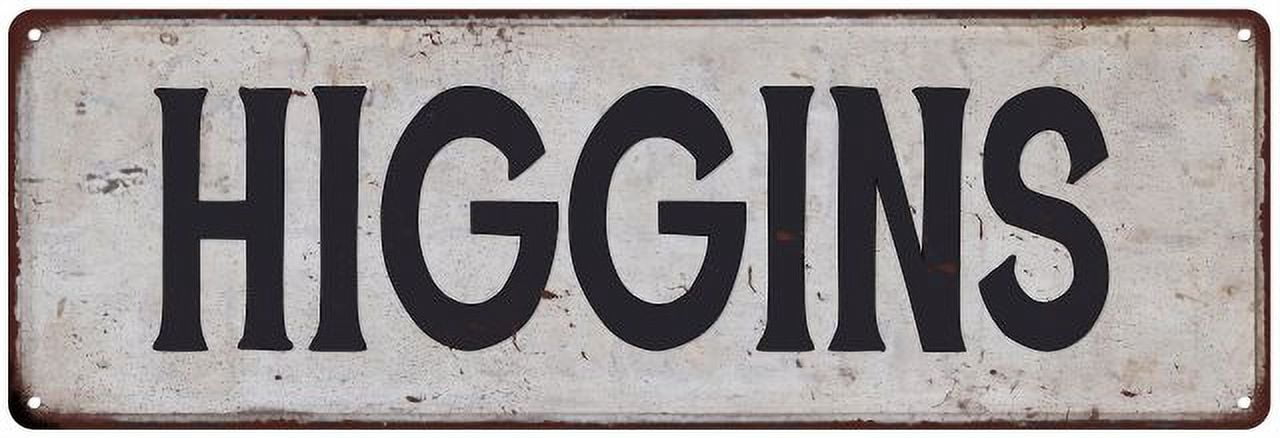 HIGGINS Vintage Look Rustic Chic Metal Sign 8x24 108240036695 - Walmart.com