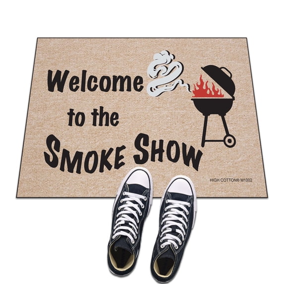 HIGH COTTON Welcome to The Smoke Show - Welcome Doormat - Walmart.com