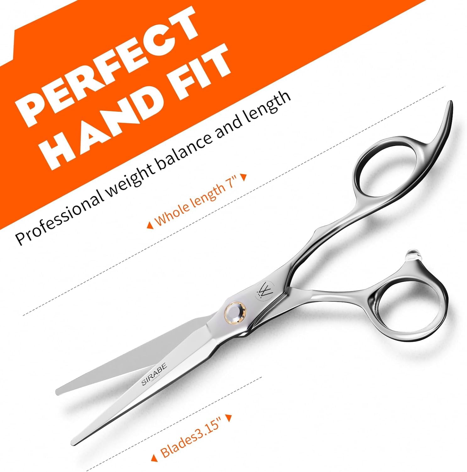 HIGH-END Professional Hair Cutting Scissors Thinning Shears Set ...