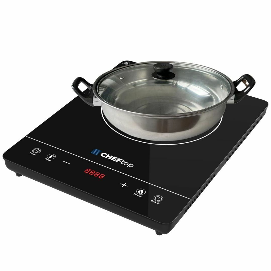 HIGH POWER Portable Induction Cooktop Single Burner 8 Power Levels ...