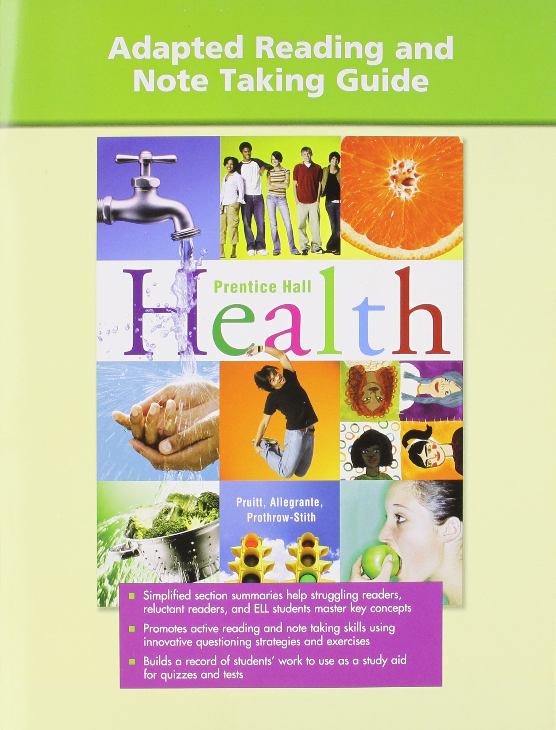 New - HIGH SCHOOL HEALTH ADAPTED READING WORKBOOK 2007C 9780132510547 ...