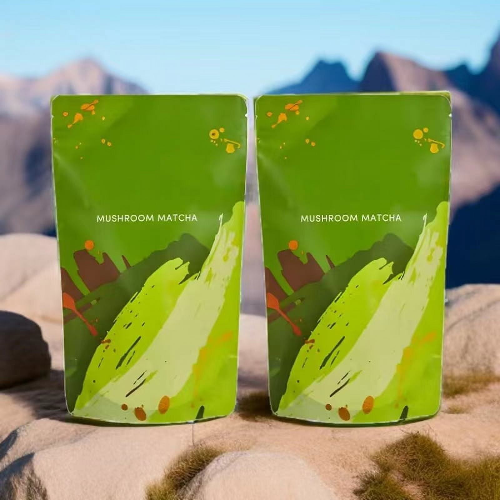 【HIGH SELLING】2 packs Mushroom Matcha - With 6 Adaptogenic Mushrooms ...