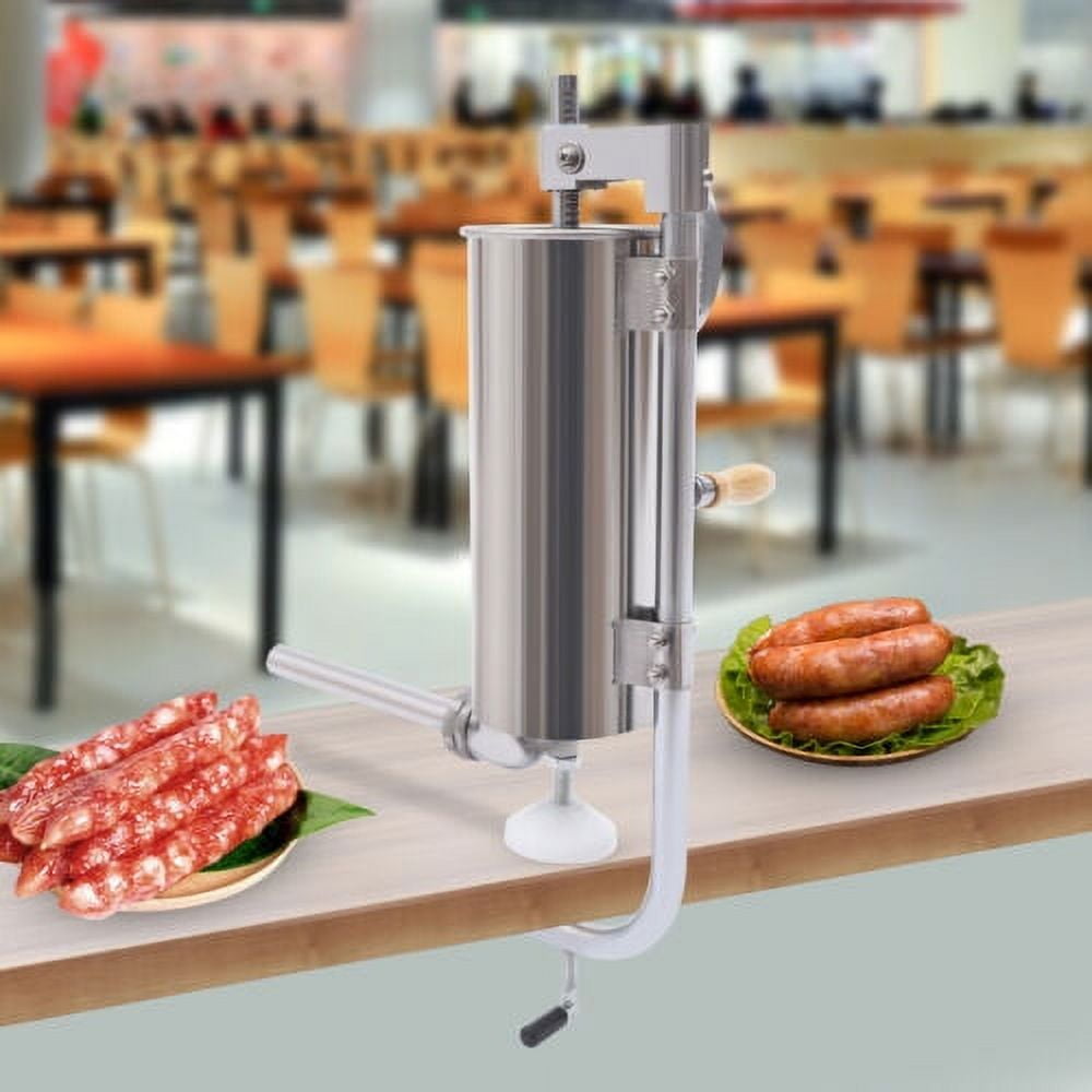 HIGHEND 3L 7LBS Sausage Stuffer Stainless Steel Vertical Meat Maker ...