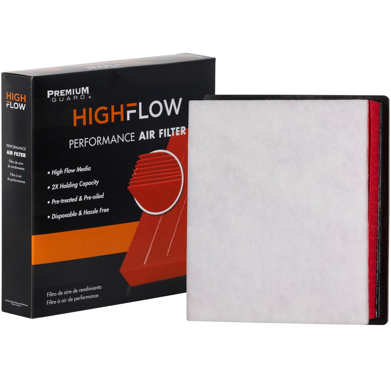 HIGHFLOW High Performance, Pre-Oiled Disposable Engine Air Filter ...