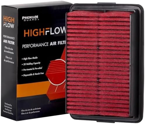 Premium Guard Highflow High Performance Disposable Engine Air Filter ...