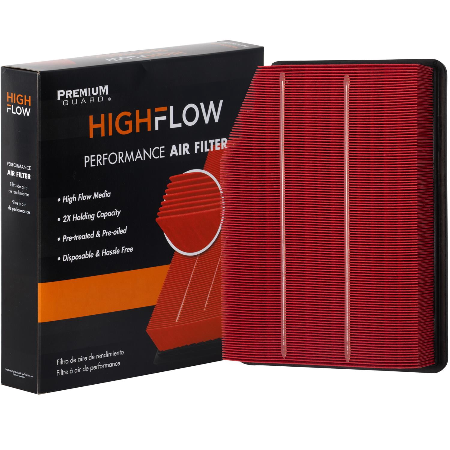 HIGHFLOW High Performance, Pre-Oiled Disposable Engine Air Filter ...