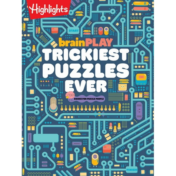 HIGHLIGHTS: BrainPLAY Trickiest Puzzles Ever: Book of Perplexing Brain ...