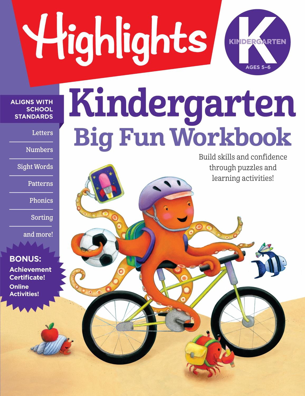 Kindergarten Big Fun Workbook: Kids Workbook with Tracing Worksheets ...
