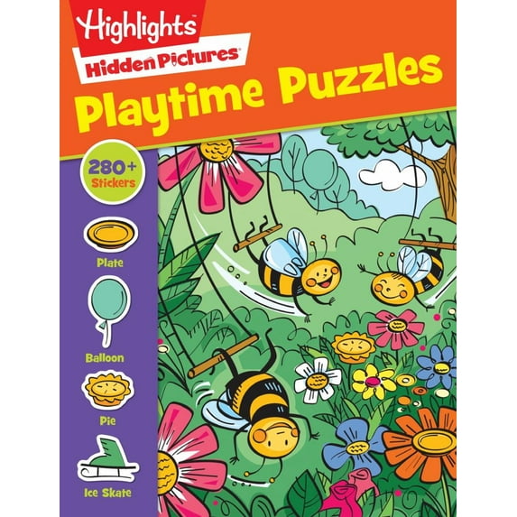 Highlights Playtime Sticker Puzzles Book for Kids (Paperback) - Walmart.com