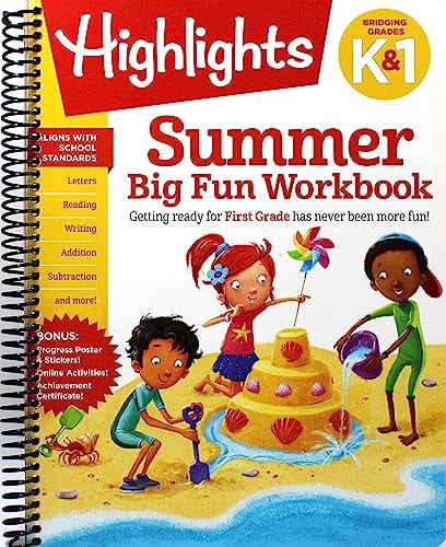 HIGHLIGHTS: Summer Big Fun Workbook Bridging Grades K And 1: Ready for ...
