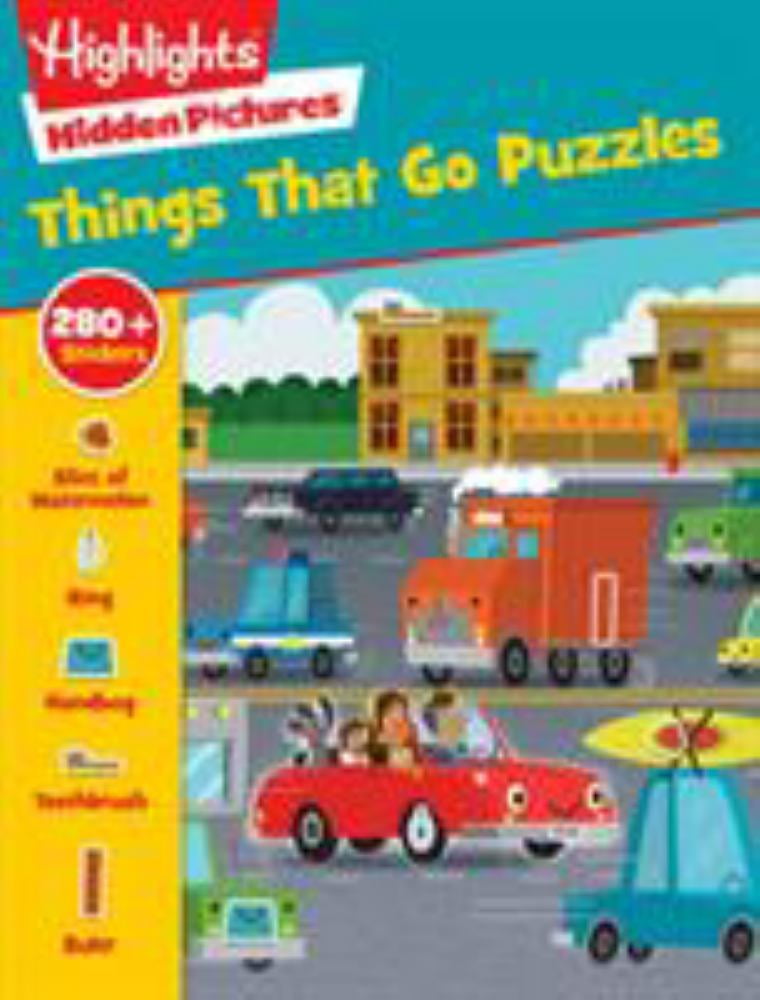 HIGHLIGHTS: Things That Go Sticker Puzzles: Transportation Activity ...