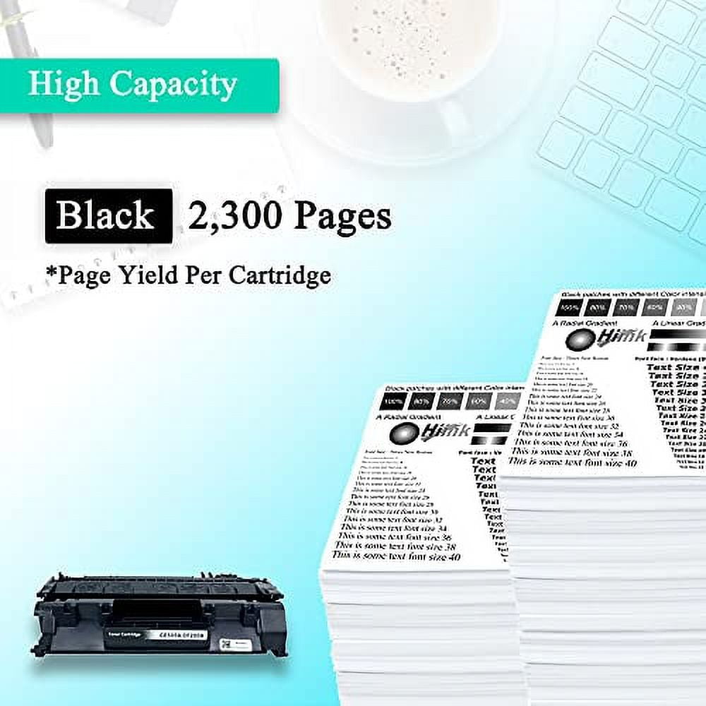 HIINK Compatible Toner Cartridge Replacement for HP 05A CE505A Toner ...