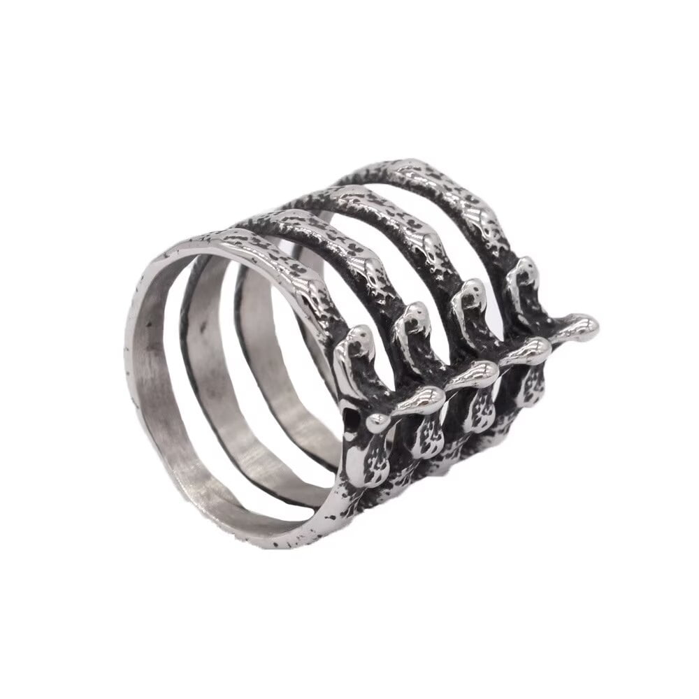 HIJONES Men's Animal Centipede Ring for Stainless Steel Vintage Band ...