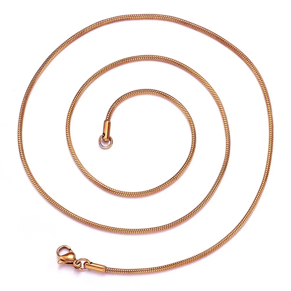 HIJONES Men's Women's Stainless Steel Hip Hop Stackable Round Snake ...