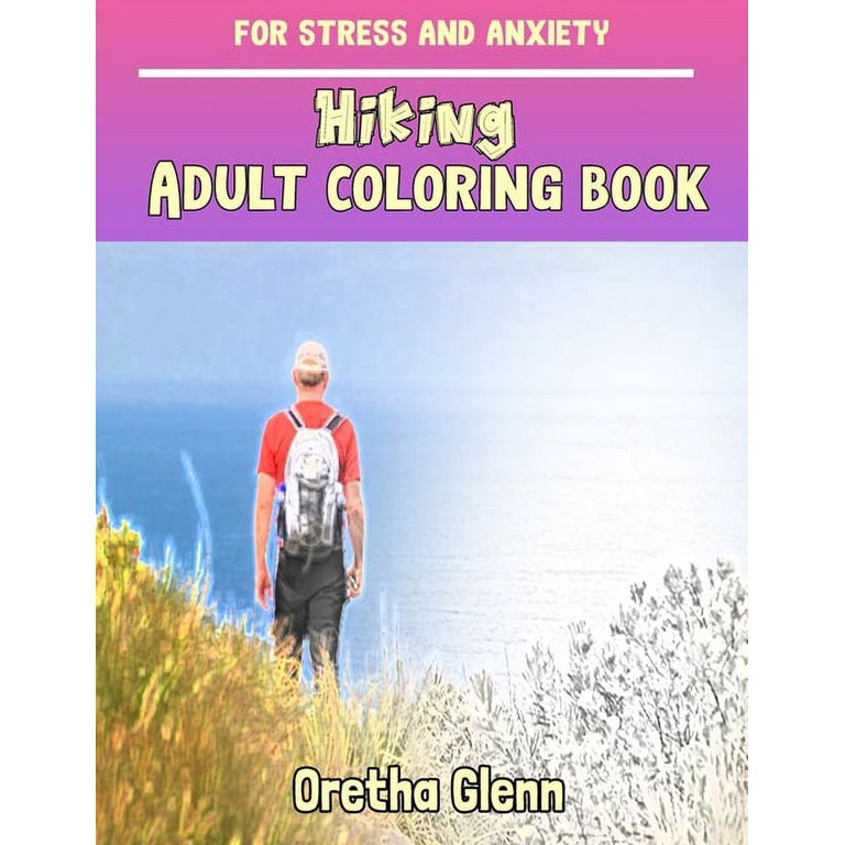hiking coloring book