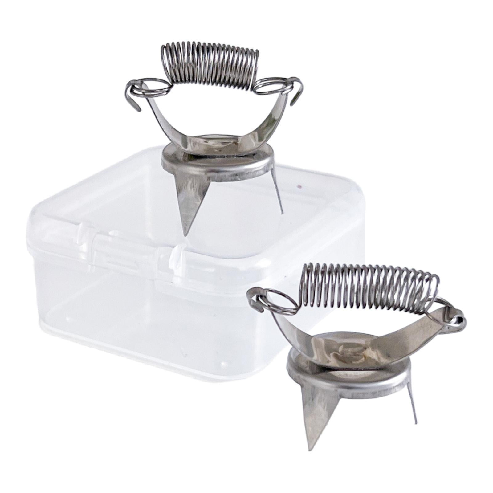 HILABEE 2 Pieces Pottery Clay Glaze Clamps Stainless Steel Lightweight ...