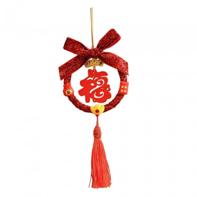 HILABEE 2024 Chinese New Year Hanging Decoration Charm Tassel Ornament ...
