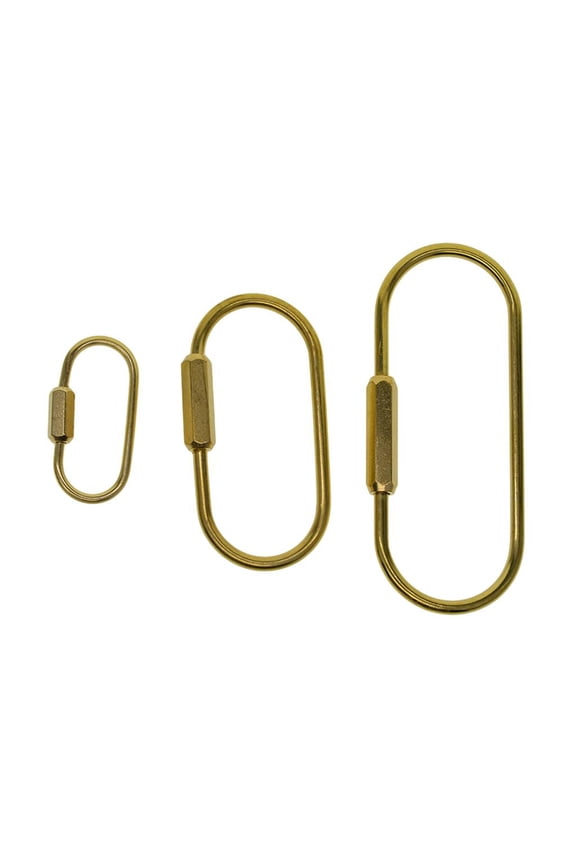 Brass Hook Keychain