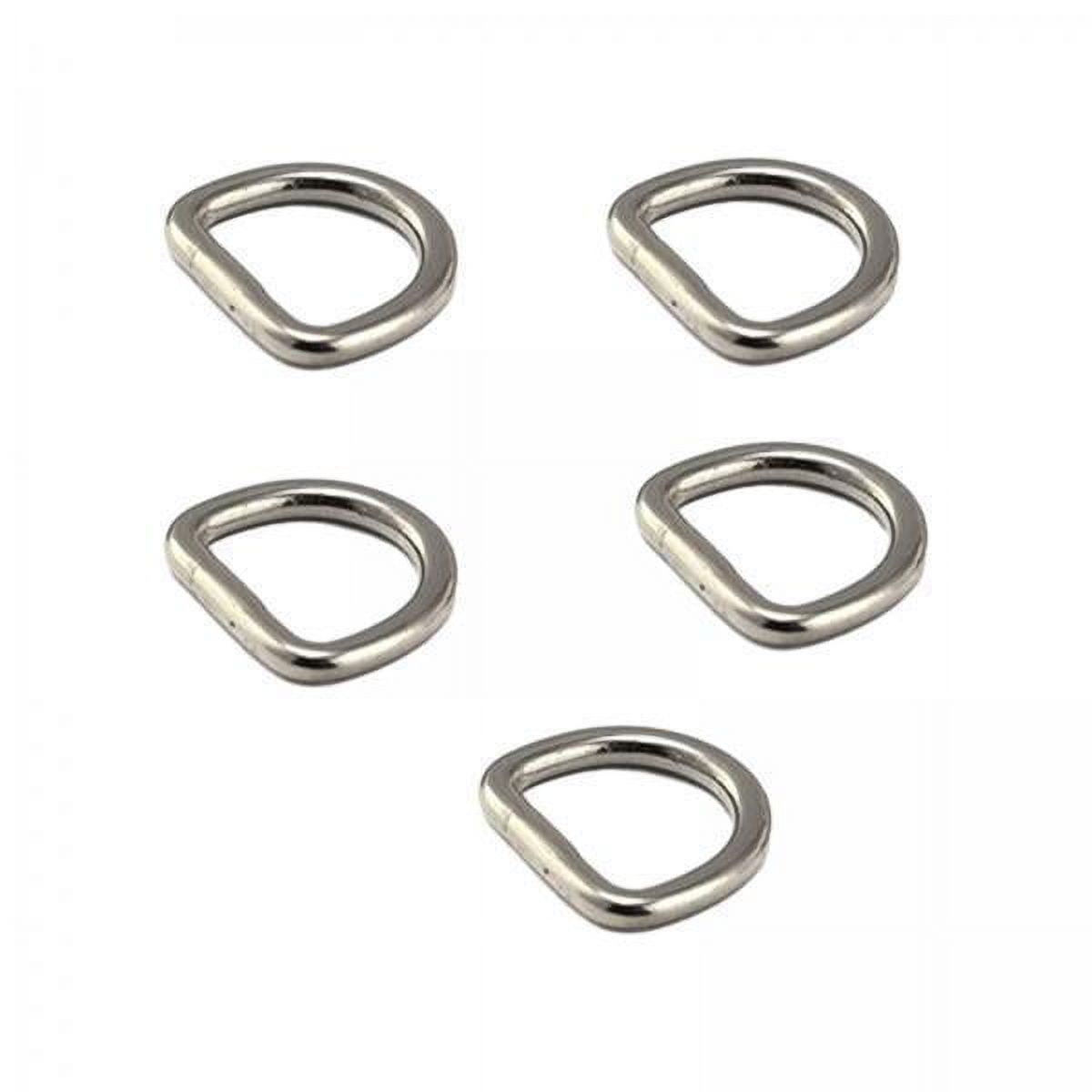 HILABEE 3x 5Pcs Metal D Stainless Steel D Rings Hardware Multipurpose D ...